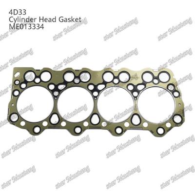 China 4D33 Cylinder Head Gasket Metal ME013334 Suitable For Mitsubishi Engine for sale