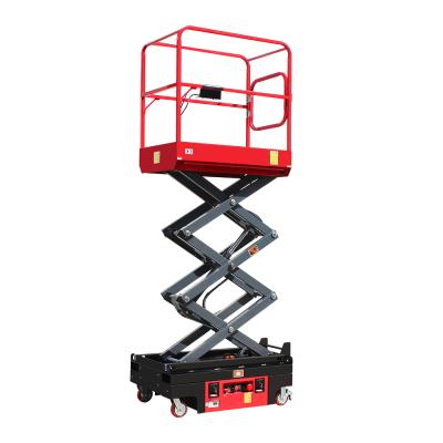 China 529 Lbs Mobile Personnel All Terrain Scissor Lift Aerial Work Platform High Performance for sale