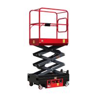 China 529 Lbs Mobile Personnel All Terrain Scissor Lift Aerial Work Platform High Performance for sale