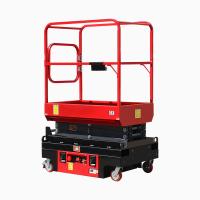 China 529 Lbs Mobile Personnel All Terrain Scissor Lift Aerial Work Platform High Performance for sale
