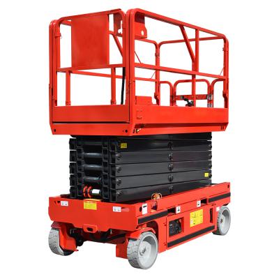 China Premium 19ft Full Electric Scissor Lift Platform Self Propelled For Aerial Work for sale