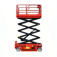 China Premium 19ft Full Electric Scissor Lift Platform Self Propelled For Aerial Work for sale