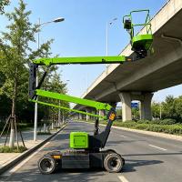 China Premium 22M Electric Articulated Work Platform Towable Boom Lift Customized for sale