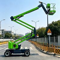 China 14m 16m 18m Diesel Articulating Zoom Boom Lift Platform 230kg For Bridge Maintenance for sale