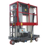 China 6m 10m 12m Aerial Vertical Mast Lift Industrial Cherry Picker Customized for sale