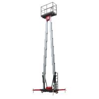 China 6m 10m 12m Aerial Vertical Mast Lift Industrial Cherry Picker Customized for sale