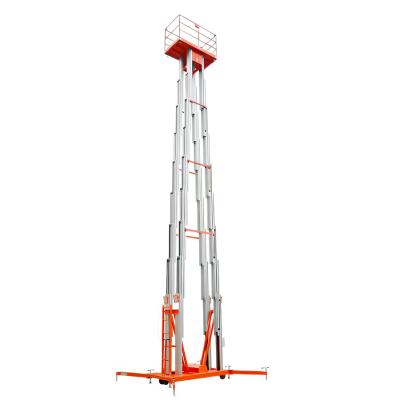 China High Mobile 4 Vertical Mast Lift Order Picker 300kg 12m 14m 16m 18m For Hotel Lobby for sale