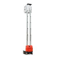 China Single Double Man Vertical Mast Boom Lift Autonomous Aerial Cherry Picker Platform for sale