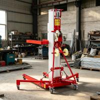 China Portable Material Vertical Mast Boom Lift Order Picker Cherry Picker Heavy Duty for sale
