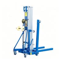 China Portable Material Vertical Mast Boom Lift Order Picker Cherry Picker Heavy Duty for sale