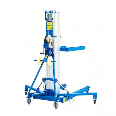 China Portable Material Vertical Mast Boom Lift Order Picker Cherry Picker Heavy Duty for sale