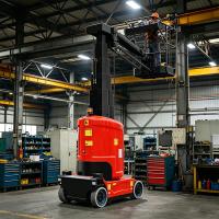 China 8m 9m 10m 11m Vertical Mast Lift Self Propelled Autonomous Navigation OEM for sale