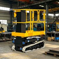China Self Propelled Vertical Electric Mast Boom Lift Platform Cherry Picker Equipment 6M for sale