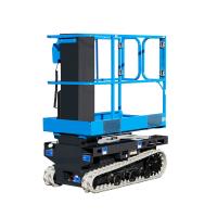 China Self Propelled Vertical Electric Mast Boom Lift Platform Cherry Picker Equipment 6M for sale