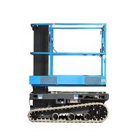 China Self Propelled Vertical Electric Mast Boom Lift Platform Cherry Picker Equipment 6M for sale