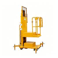 China 4.5m 200kg Premium Semi Electric Vertical Mast Lift Aerial Order Pickers for sale