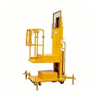 China 4.5m 200kg Premium Semi Electric Vertical Mast Lift Aerial Order Pickers for sale