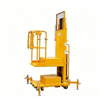 China 4.5m 200kg Premium Semi Electric Vertical Mast Lift Aerial Order Pickers for sale