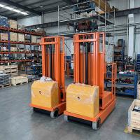 China 2.7m-4.5m Full Electric Indoor Cherry Aerial Order Picker Platform High Velocity for sale