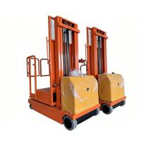 China 2.7m-4.5m Full Electric Indoor Cherry Aerial Order Picker Platform High Velocity for sale