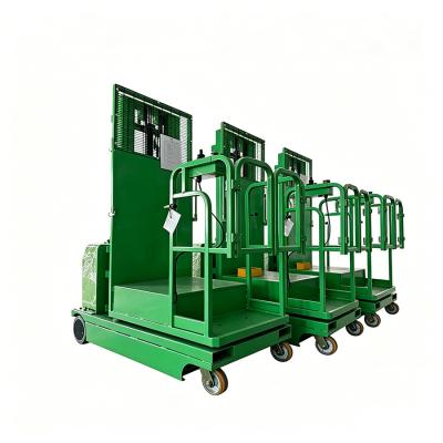 China 2.7m-4.5m Full Electric Indoor Cherry Aerial Order Picker Platform High Velocity for sale