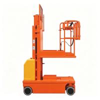 China Premium Full Electric Vertical Mast Lift Aerial Hydraulic Cherry Picker ODM for sale