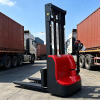 China Biased Walking Counterbalance Electric Stacker Pallet Stacker Crane Materials Lifter for sale
