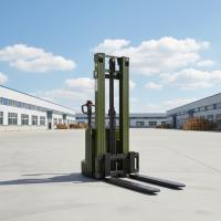 China Biased Walking Counterbalance Electric Stacker Pallet Stacker Crane Materials Lifter for sale