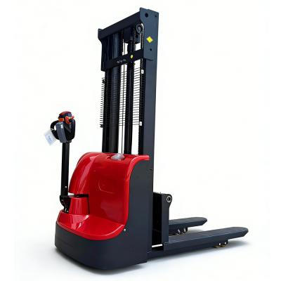 China Biased Walking Counterbalance Electric Stacker Pallet Stacker Crane Materials Lifter for sale