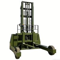 China Offroad Crossover Semi Electric Pallet Stacker Jack Loader All Terrain Material Handling Equipment for sale