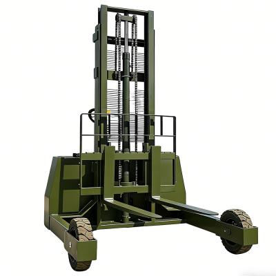 China Offroad Crossover Semi Electric Pallet Stacker Jack Loader All Terrain Material Handling Equipment for sale