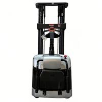 China 2T 4.5m Electric Straddle Stacker Pallet Truck AC Powered 24V 120AH for sale