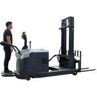 China Electric Pedestrian Reach Stacker Pallet Truck 3.5m High Lift 2 Ton 1kw AC Motor for sale