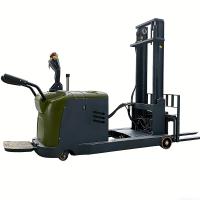 China Electric Pedestrian Reach Stacker Pallet Truck 3.5m High Lift 2 Ton 1kw AC Motor for sale