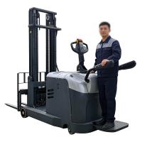 China Electric Pedestrian Reach Stacker Pallet Truck 3.5m High Lift 2 Ton 1kw AC Motor for sale