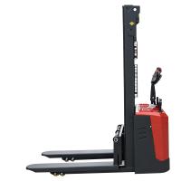 China 1500kg Elite Station Driven Electric Behind Walkie Pallet Stacker Crane Lifter for sale