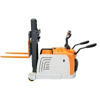 China Elite S Type Station Driving Electric Stacker Pallet Jack Stacker Truck Super Compact for sale