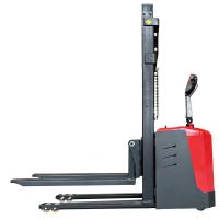 China 1500kg 3000kg Powered Electric Pallet Truck Stacker Ergonomic Handle for sale