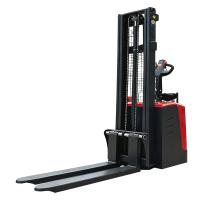 China 1500kg 3000kg Powered Electric Pallet Truck Stacker Ergonomic Handle for sale