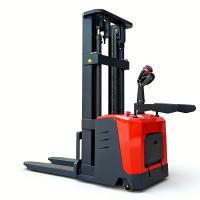 China 1500kg 3000kg Powered Electric Pallet Truck Stacker Ergonomic Handle for sale