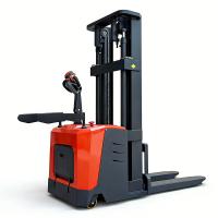 China 1500kg 3000kg Powered Electric Pallet Truck Stacker Ergonomic Handle for sale