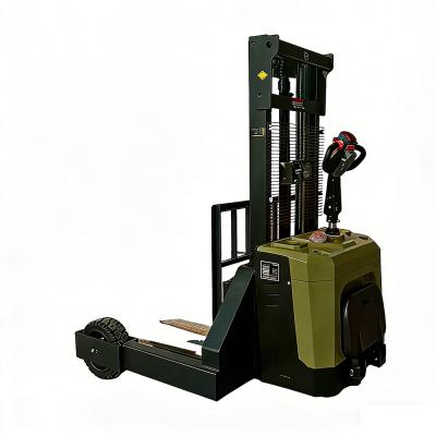 China Industrial Automatic Stacker Pallet Truck 1.5-2.5 Ton Electric Walkie Type Lifter for sale