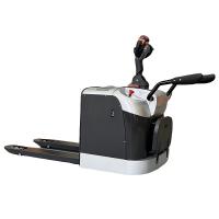 China Battery Powered Walkie Straddle Pallet Stacker Truck Heavy Duty Horizontal Material Handler for sale