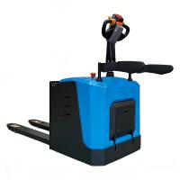 China Stand On Walk Behind Electric Pallet Truck Lifter Stacker 2000kg OEM for sale