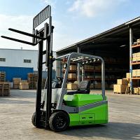 China 3 Wheel Counterbalance Forklift Machine Compact Sit Down Electric Industrial Materials Handler for sale