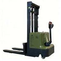 China 1.5T Full Electric Straddle Stacker Walkie Pallet Jack Forklift 3m 3.5m for sale