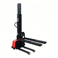 China On Board Self Lifting Counterbalance Electric Pallet Stacker Portable Freight Accompanying for sale