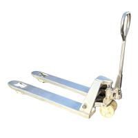China Heavy Duty Manual Walkie Stacker Pallet Truck Lifter Indestructible Mechanical Hand Jack for sale