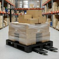 China Heavy Duty Manual Walkie Stacker Pallet Truck Lifter Indestructible Mechanical Hand Jack for sale