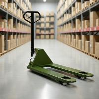 China Heavy Duty Manual Walkie Stacker Pallet Truck Lifter Indestructible Mechanical Hand Jack for sale